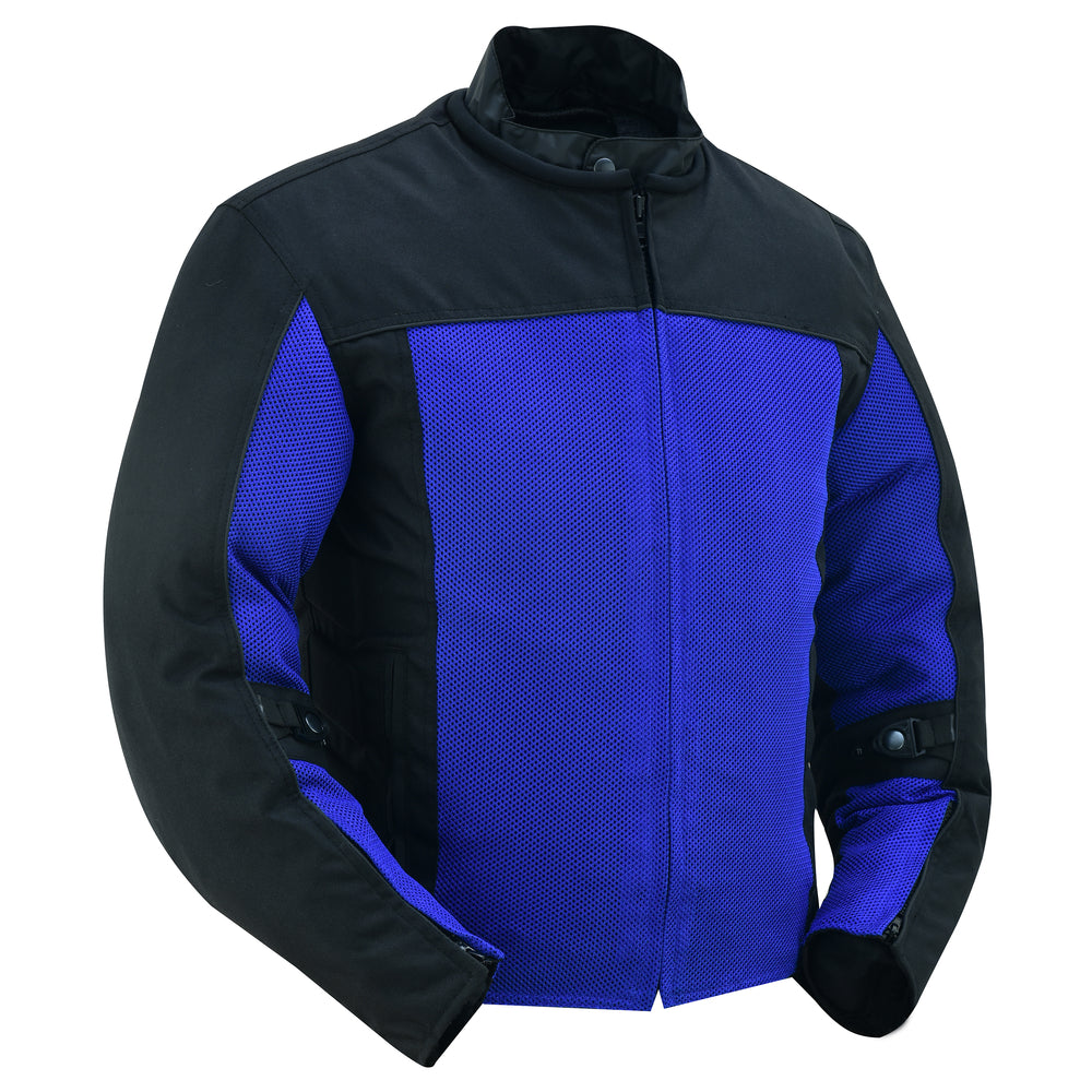 Men's Blue Cross Wind Moto Jacket – CarvenalCo